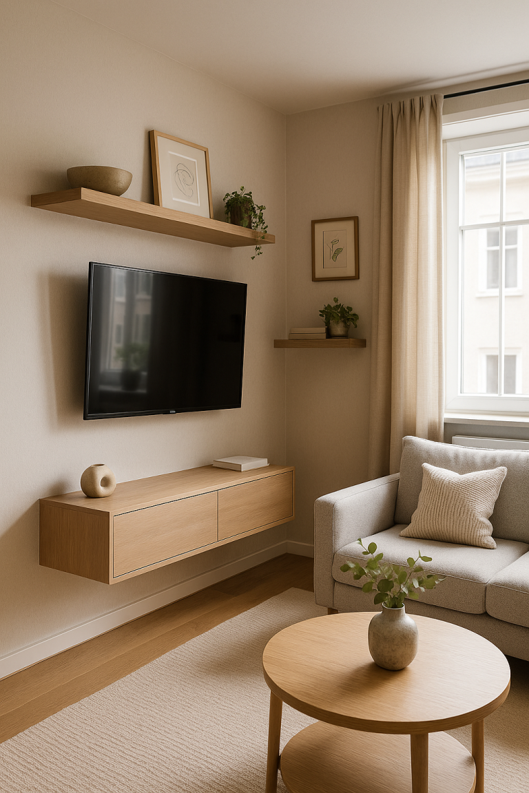 50+ TV Wall Design Ideas for Every Style & Space - Small Space Glow