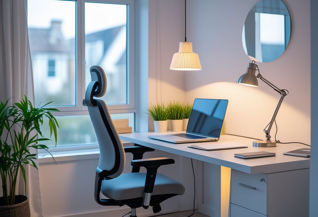 12 Lighting Ideas for Small Home Offices That Boost Focus - Small Space ...