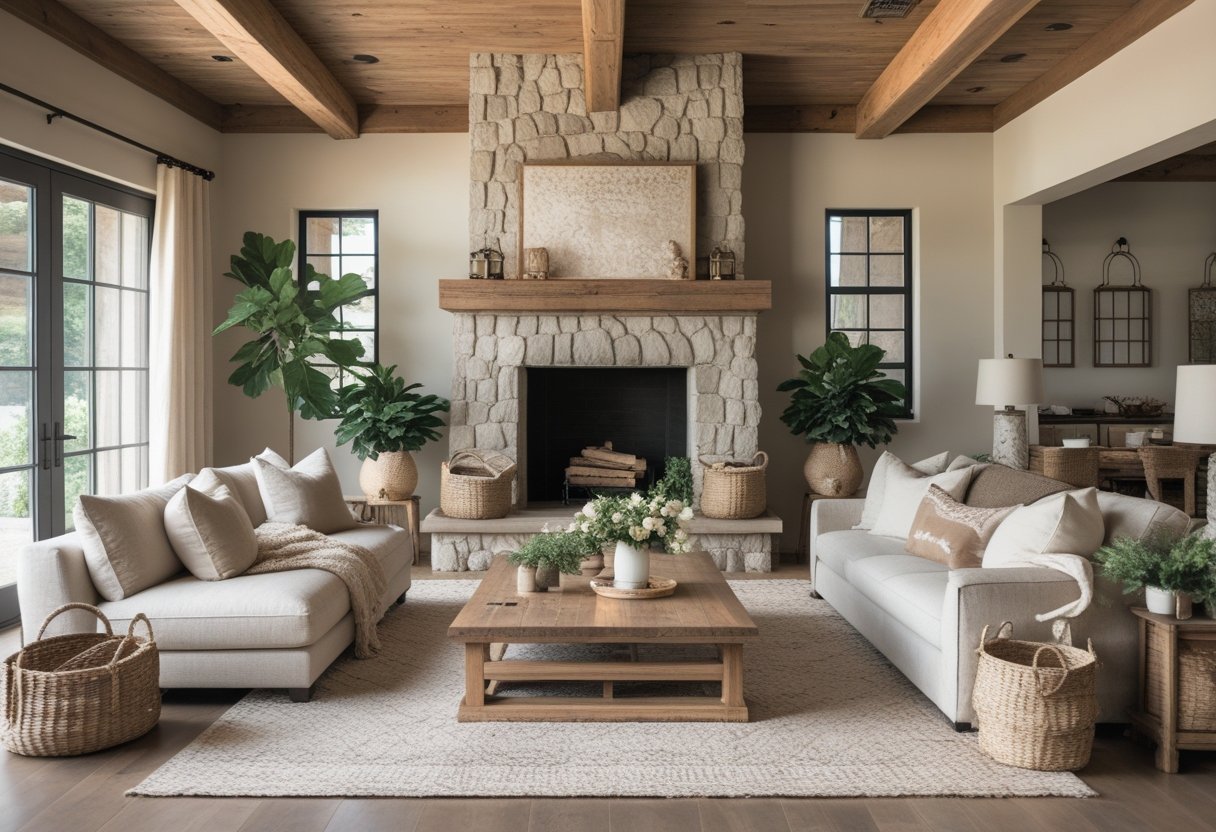 10 Rustic Living Room Decor Trends for Modern Homes - Small Space Glow